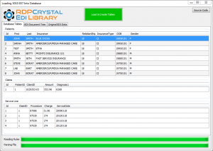 Loading EDI data into a database – RDPCrystal EDI Library