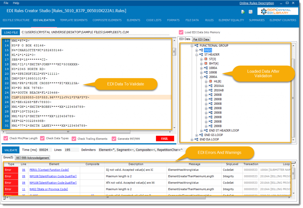 RDPScript Tutorial – RDPCrystal EDI Library