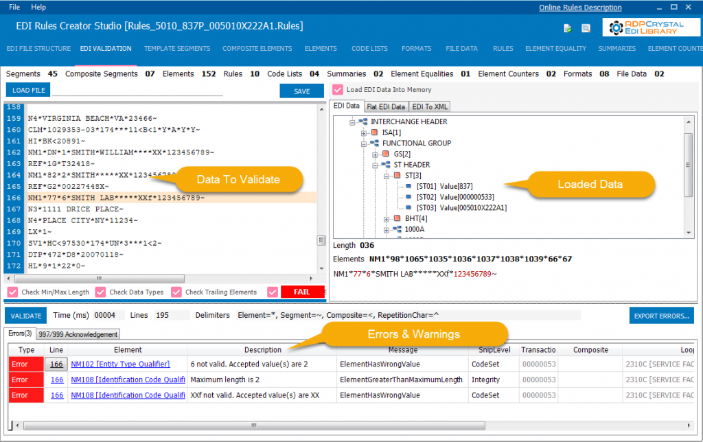 Free Trial – RDPCrystal EDI Library