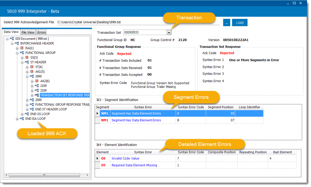 EDI Rules Creator – RDPCrystal EDI Library